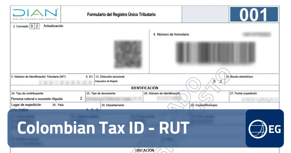 Colombian Tax ID - RUT: How to Get It Fast & Easy | expatgroup
