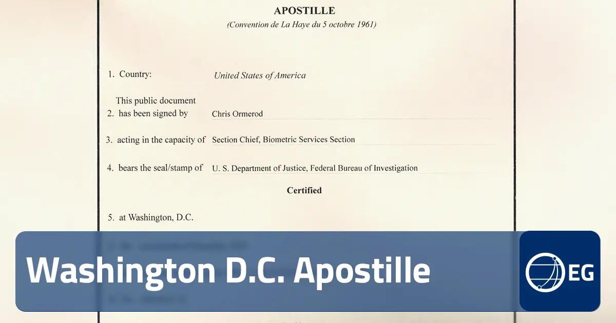 Washington D.C. Apostille: How to Get It Fast & Easy | expatgroup